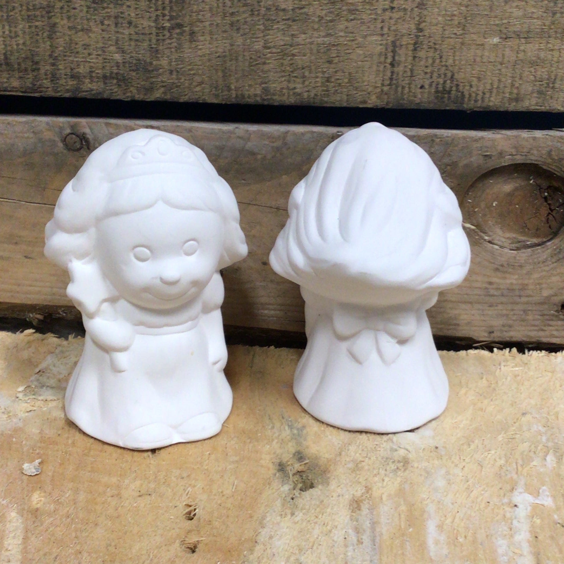 Tiny tot Princess 4 inches | Pottery Parties Studio