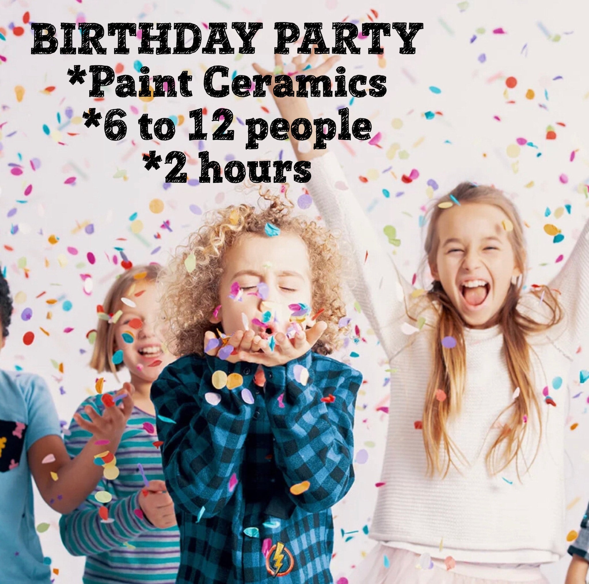 Birthday Party- Paint Ceramics | Pottery Parties Studio